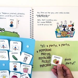 Pete the Cat Perfect Pizza Party Adapted Children's Book Disability ...