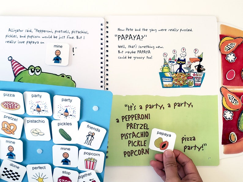 Pete the Cat Perfect Pizza Party Adapted Children's Book Disability ...