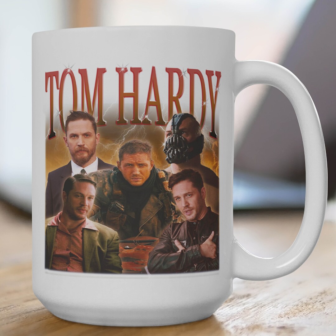 Tom Hardy Mug, Celebrity Coffee Mug Gift Idea, Mug for the Dark Knight ...