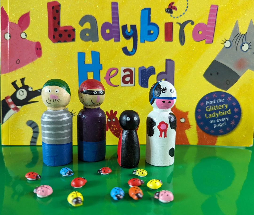 What the Ladybird Heard Peg Dolls - Etsy