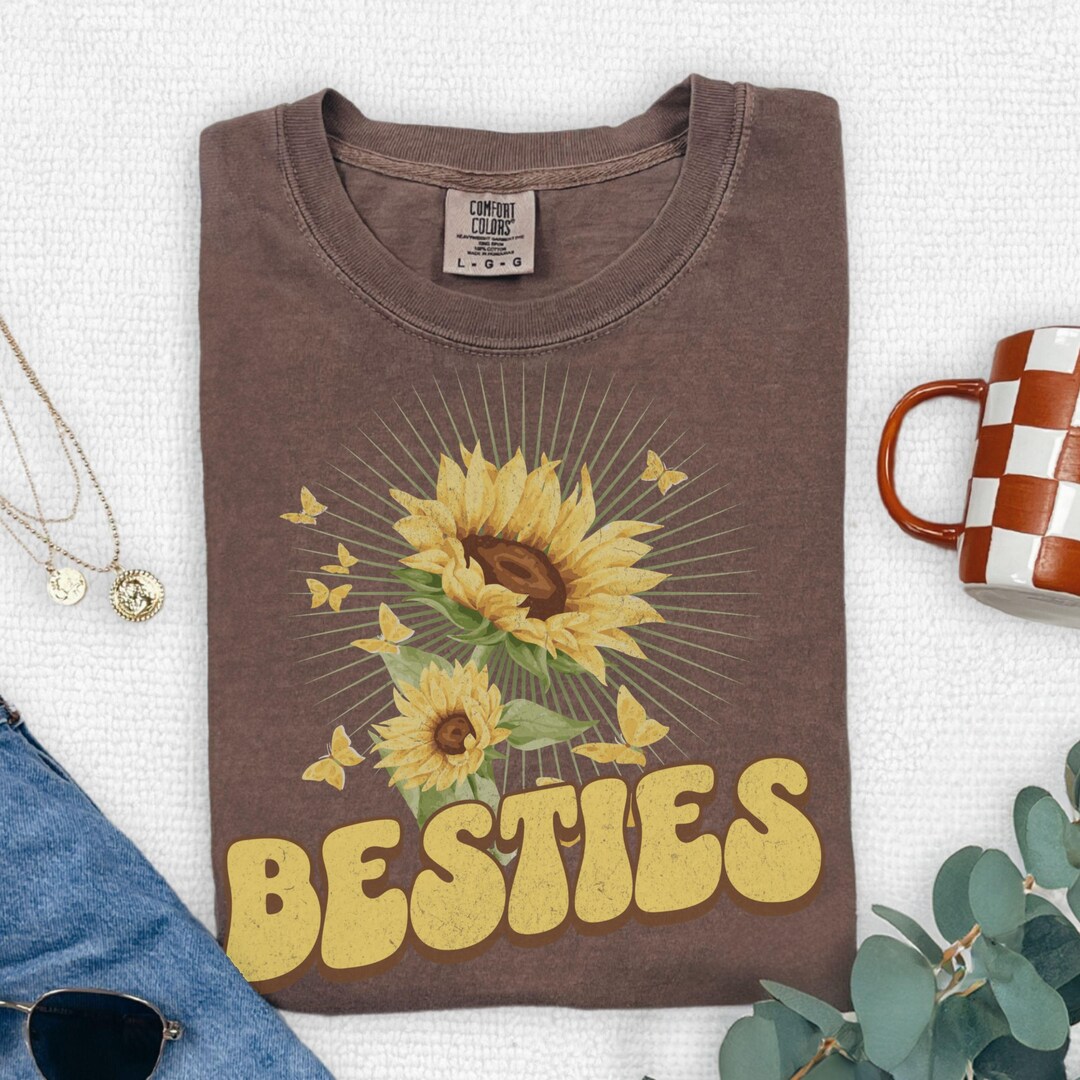 Comfort Colors® Best Friend Shirt, Bestie Sweatshirt, Bestie Tshirts ...