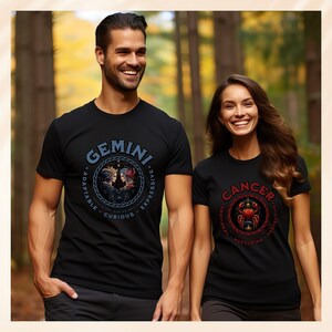 Gemini Shirt, Zodiac Shirt, Retro Gemini Tee, Astrology Shirt, Gift for ...