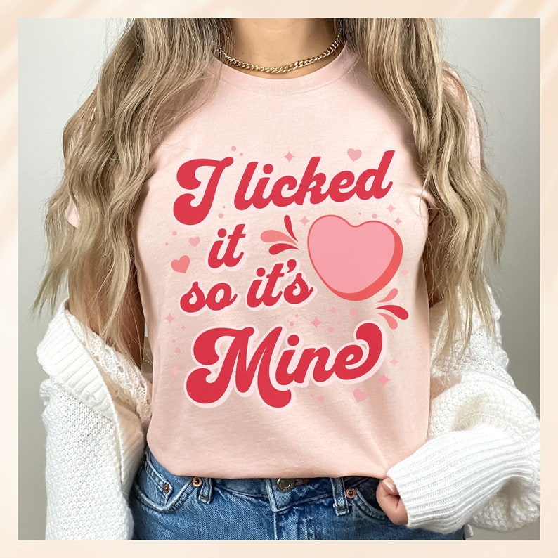 Personalized I Licked It Adult Humor Matching Couple Shirt, Raunchy ...