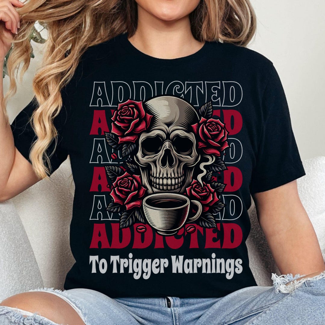 Dark Romance Lover Shirt, Trigger Warnings Book Lover Sweatshirt, Spicy ...