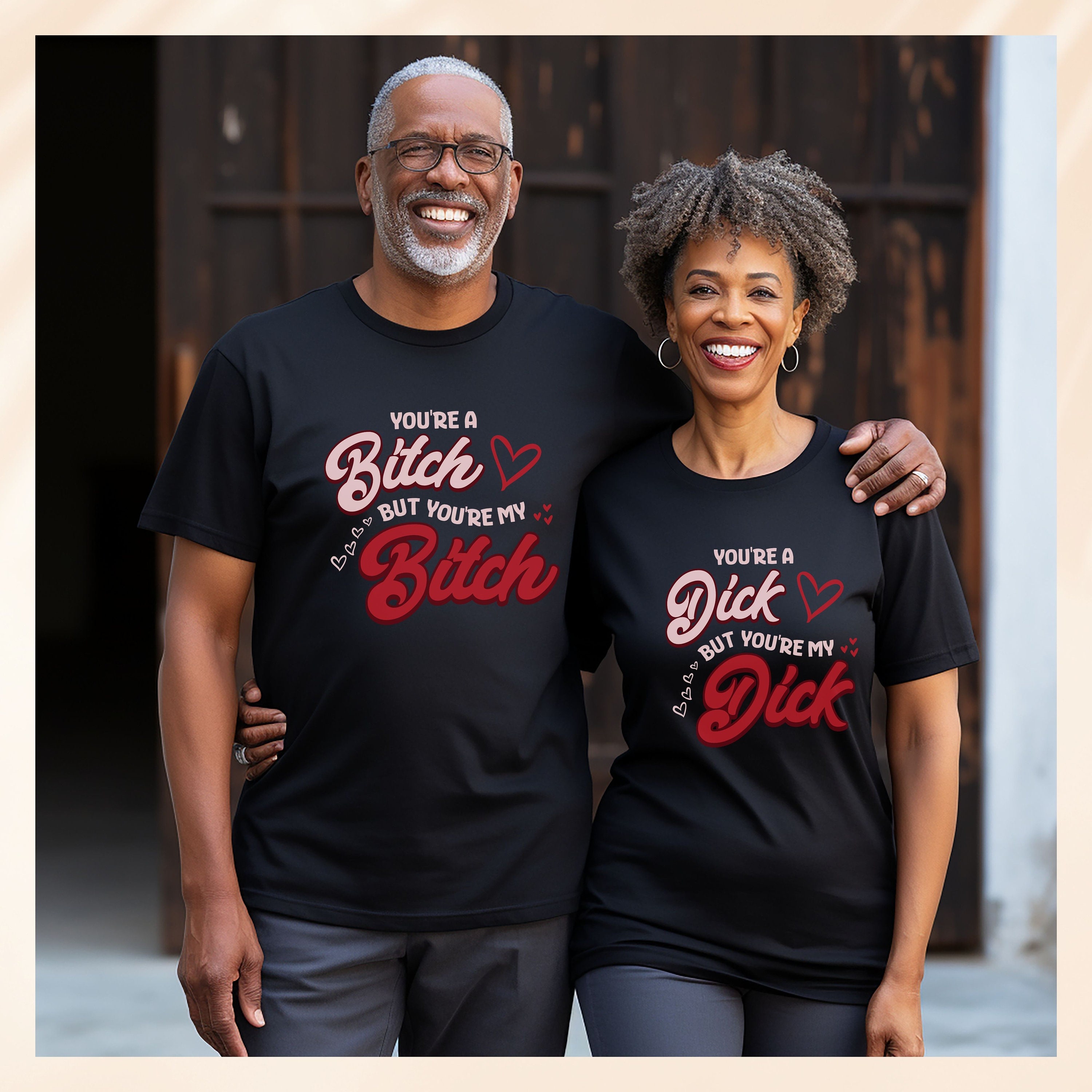 Personalized Retro Adult Humor Matching Couple Shirt, Raunchy Couples ...