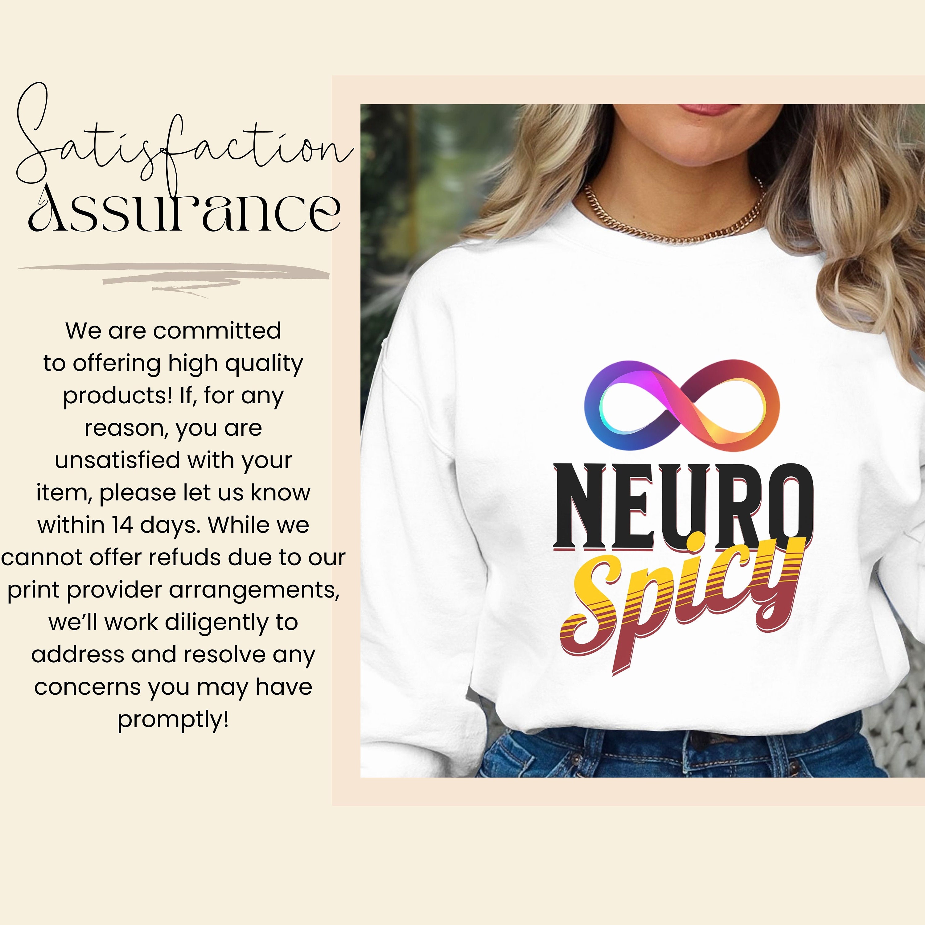 Neurospicy Autism Awareness Symbol Sweatshirt, Autism Sweatshirt ...