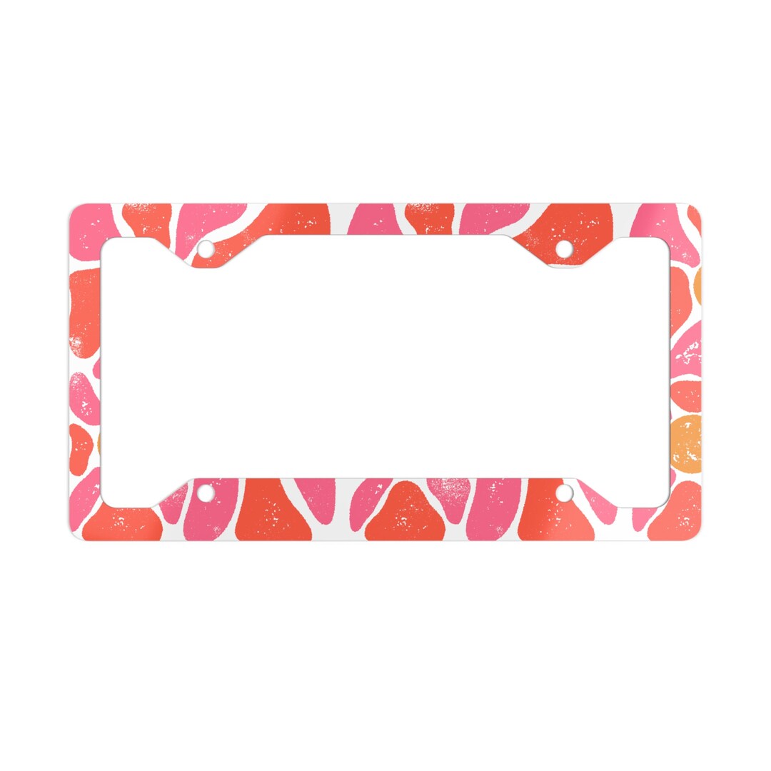 Retro License Plate Cute License Plate Girly License Plate - Etsy