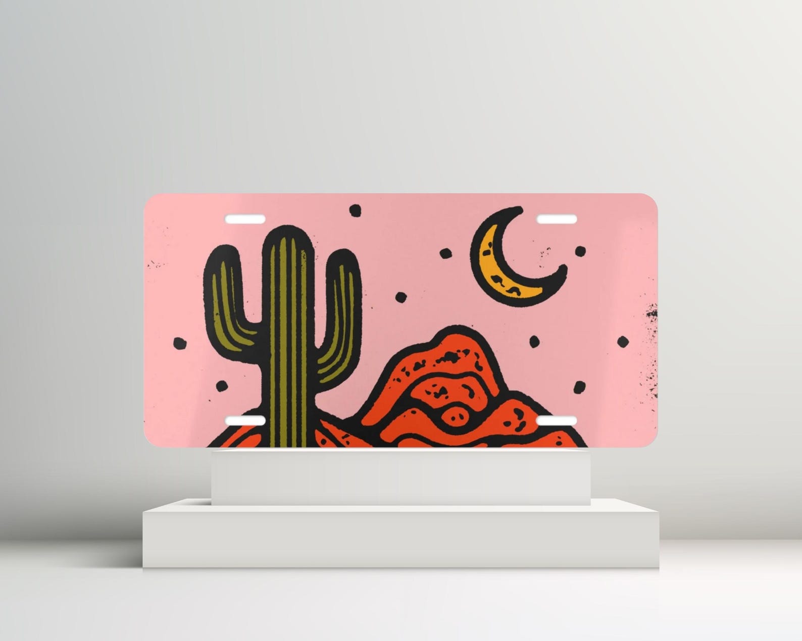 Retro License Plate, Desert Vanity License Plate, Cute License Plate - Etsy