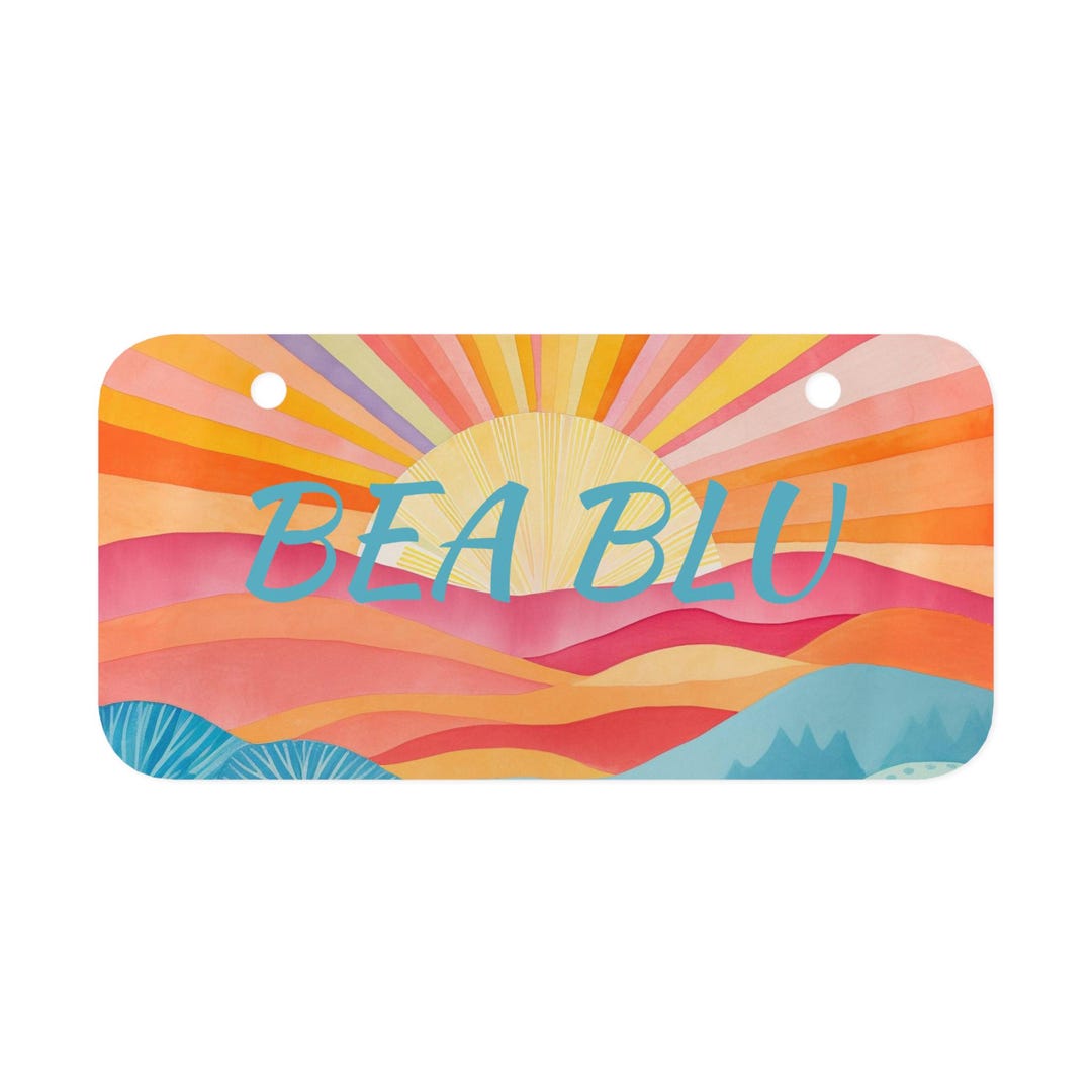 Custom Mini License Plate - Etsy