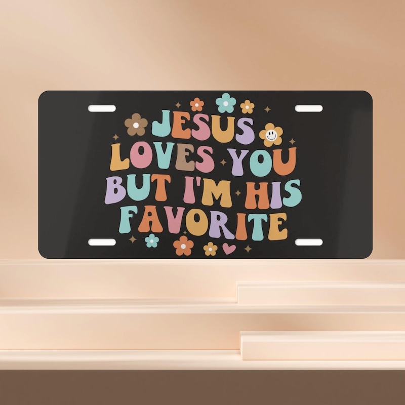 I Love You License Plate - Etsy