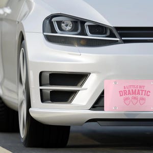 Girly License Plate, Pink Vanity License Plate, Strawberry Front ...