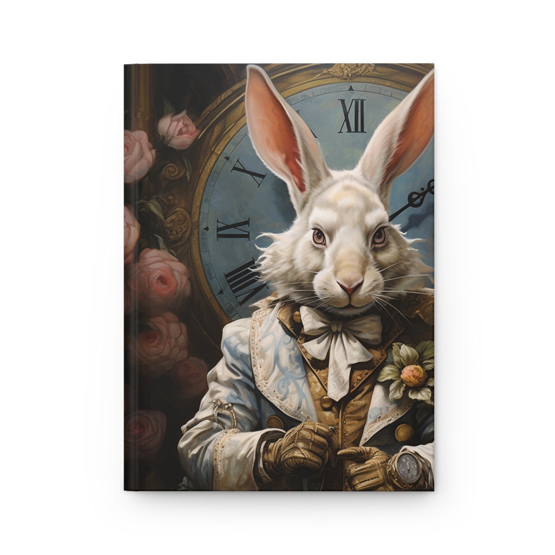 Alice in Wonderland Journal the White Rabbit Keeper of Time - Etsy Canada