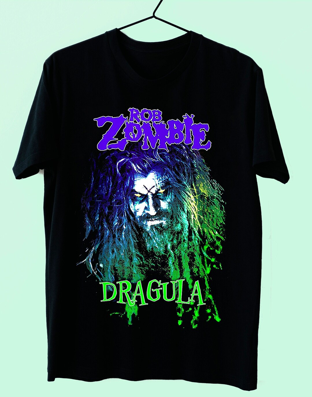 Rob Zombie Classic T-shirt Official Retro Shirt Vintage Graphic Tee ...