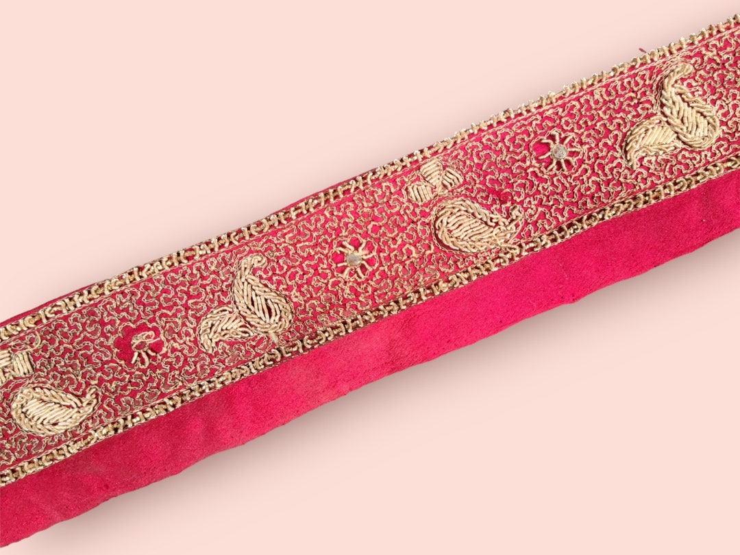Zari Lace Border Saree Trim Indian Vintage Crafting - Etsy