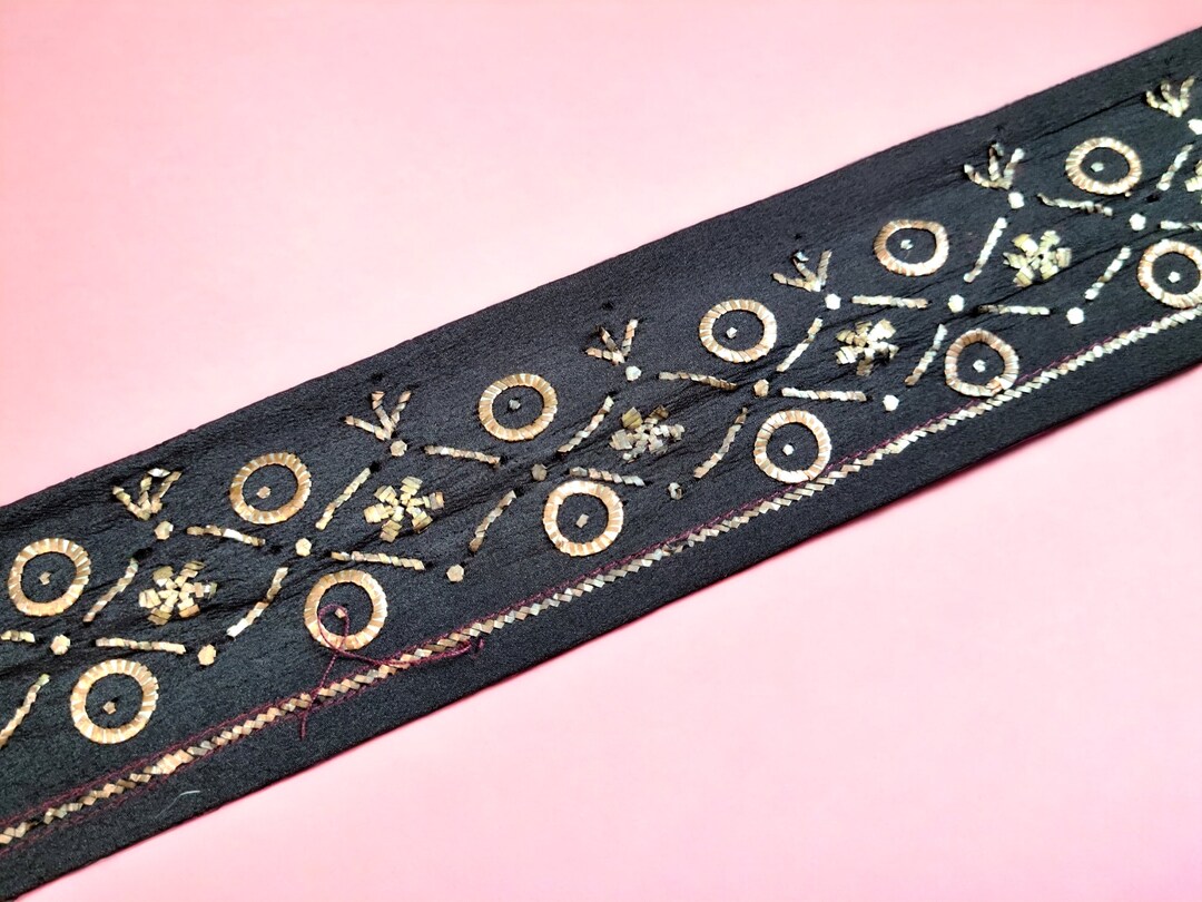 Sari Border Indian Lace Trim by the Yard Zari Embroidery - Etsy