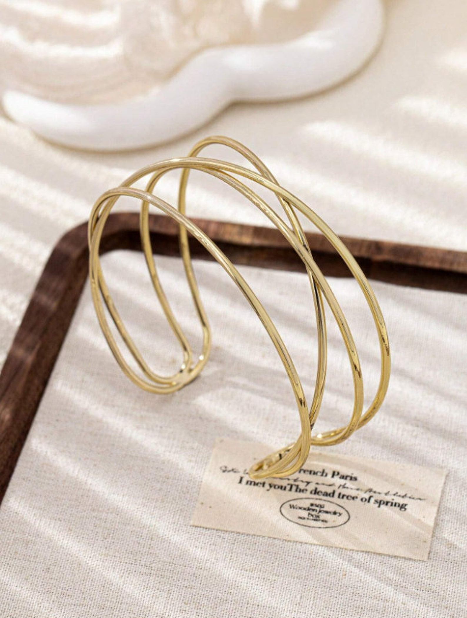 Minimalist Gold Arm Cuff: Fashionable Iron Upper Arm Band - Etsy