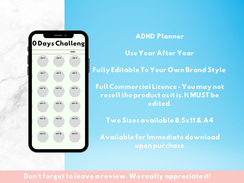 ADHD Planner Habit Tracker Printable or Use on - Etsy