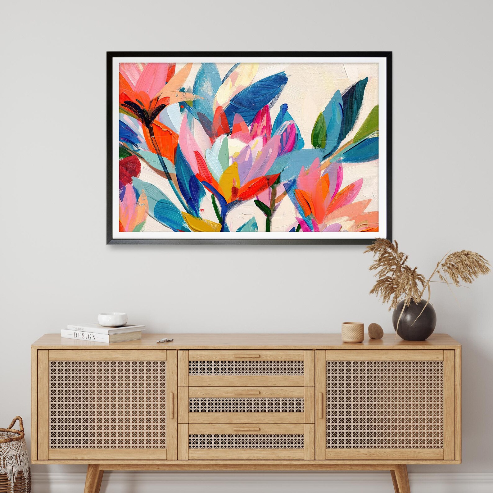 Australian Protea Pop Abstract Painting DIGITAL Art Print, Native ...