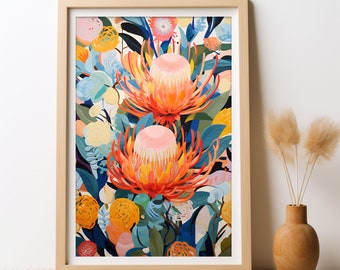 Spring in Australia Aboriginal Digital Art A4 - Etsy Australia