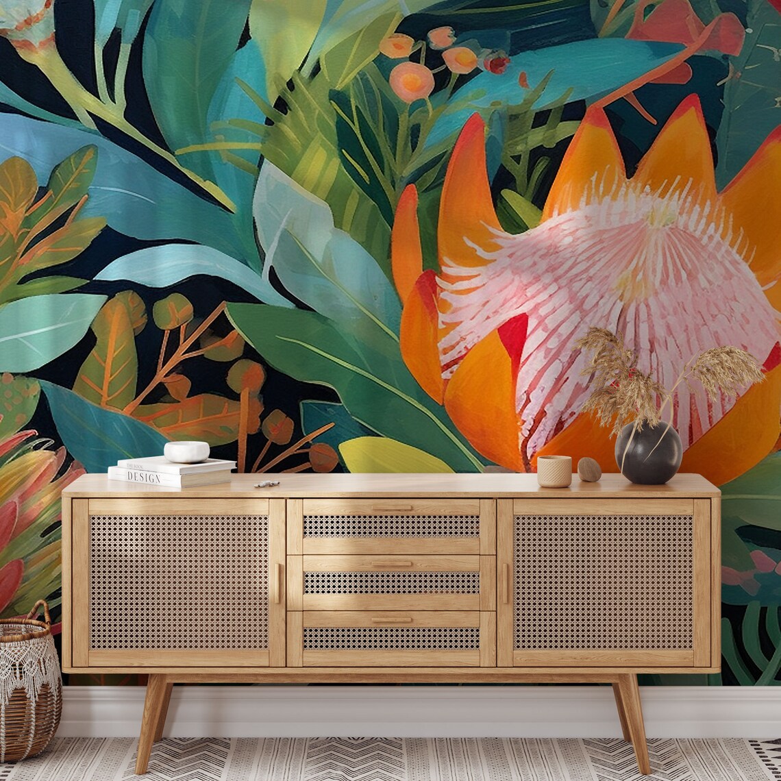Australian Banksia Charm Wallpaper Printable, DIGITAL DOWNLOAD ...