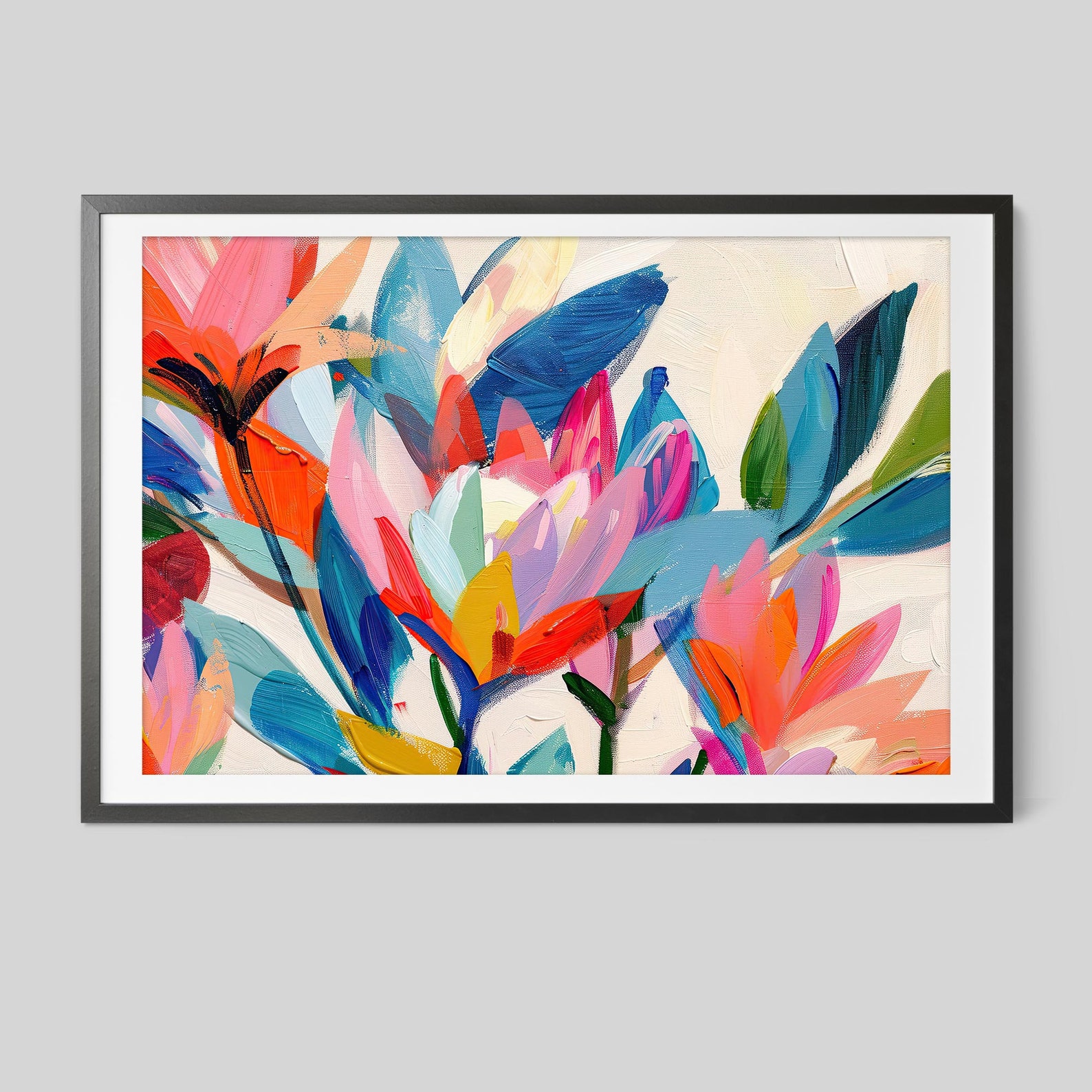 Australian Protea Pop Abstract Painting DIGITAL Art Print, Native ...