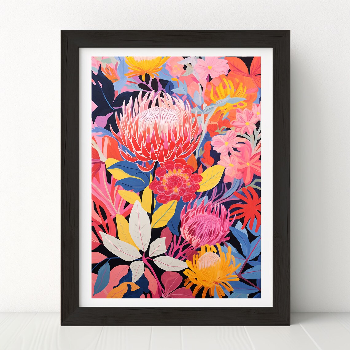 Australian Native Flowers Mix Wall Art Paintings DIGITAL DOWNLOAD, Set ...