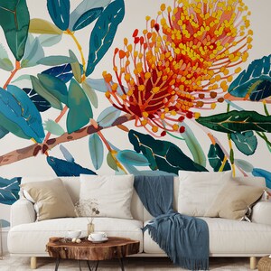 Australian Banksia Wallpaper Printable, DIGITAL DOWNLOAD Australian Art ...
