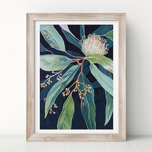 Australian Floral Abstract Essence Paintings Prints, DIGITAL DOWNLOAD ...