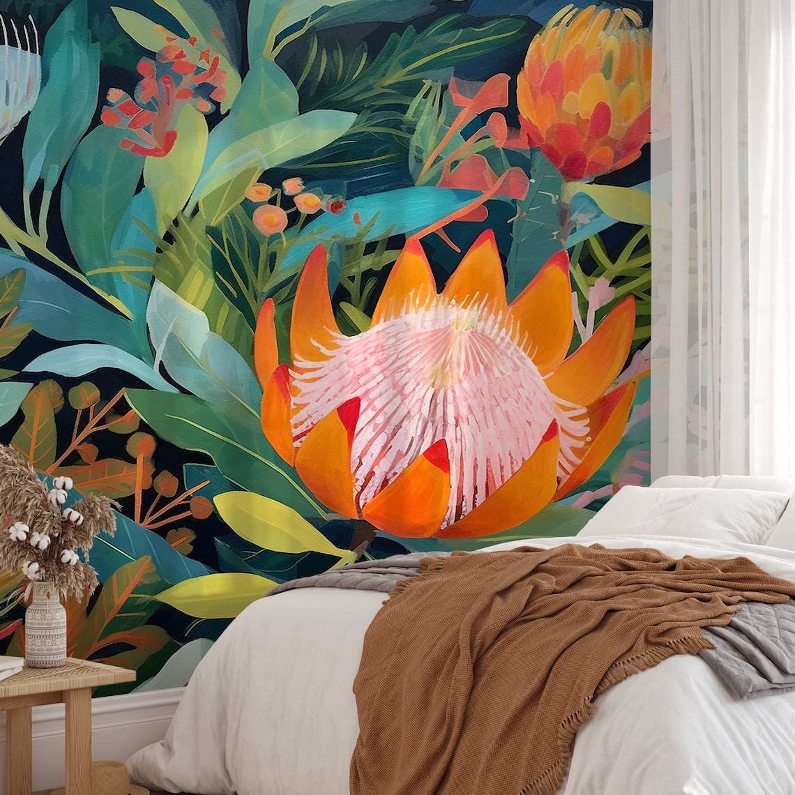 Australian Banksia Charm Wallpaper Printable, DIGITAL DOWNLOAD ...