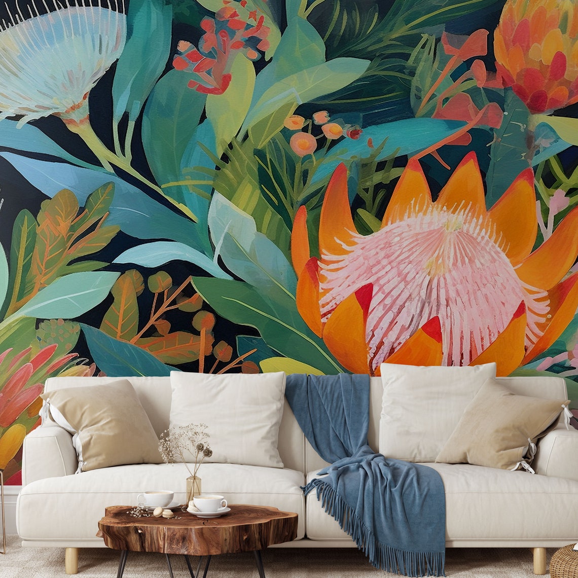 Australian Banksia Charm Wallpaper Printable, DIGITAL DOWNLOAD ...