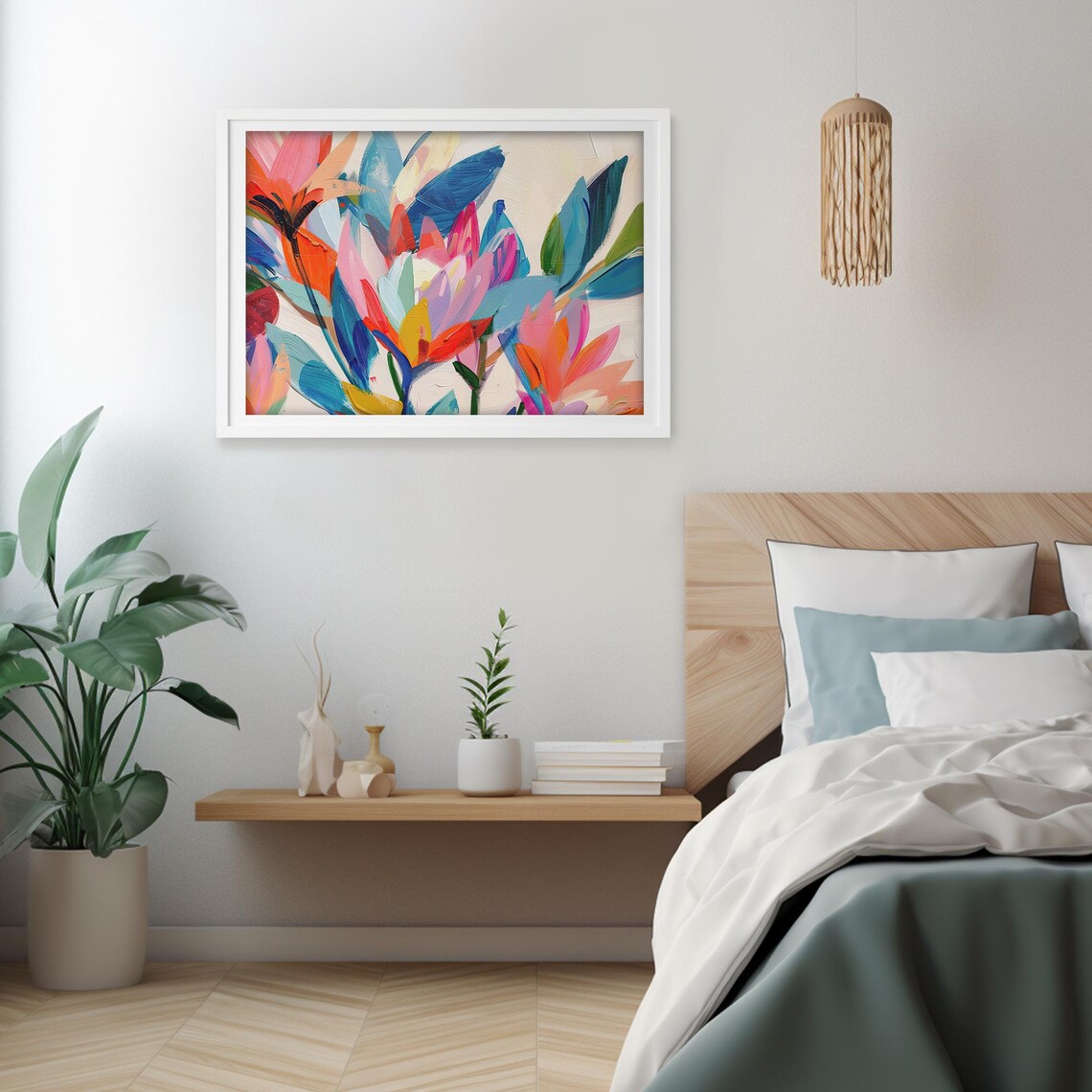 Australian Protea Pop Abstract Painting DIGITAL Art Print, Native ...
