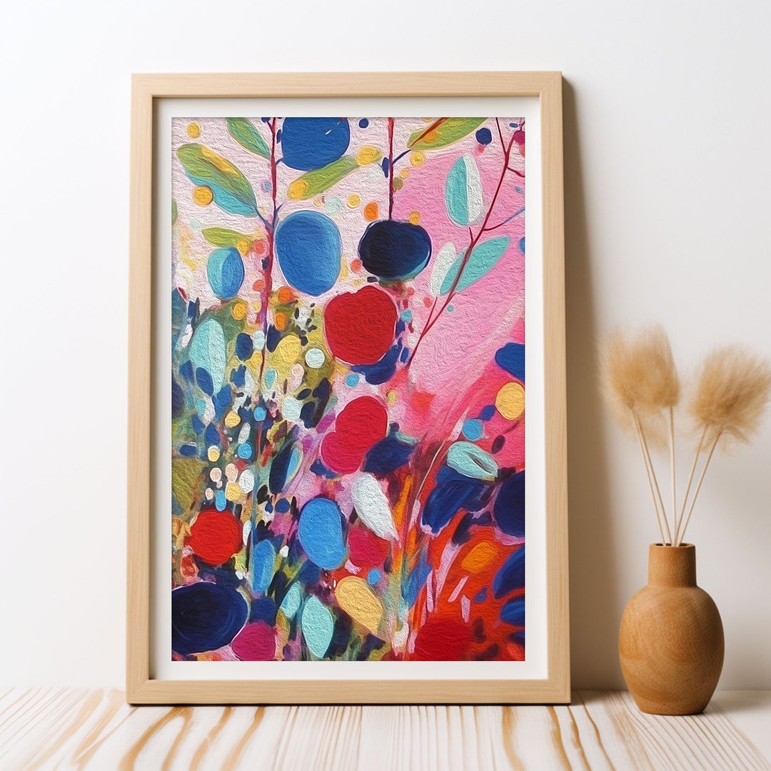 Australian Eucalyptus Flora Abstract Painting, DIGITAL Art Print ...