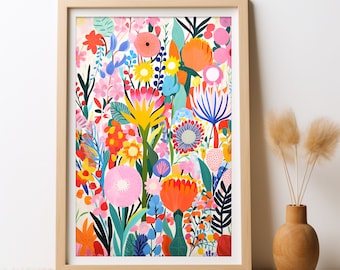 Spring in Australia Aboriginal Digital Art A4 - Etsy Australia
