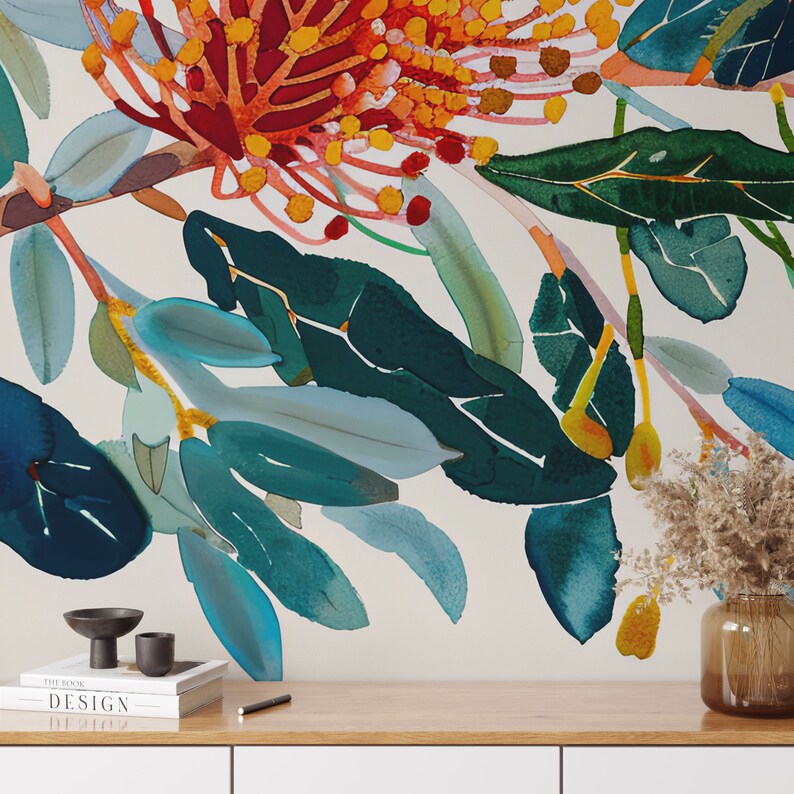 Australian Banksia Wallpaper Printable, DIGITAL DOWNLOAD Australian Art ...