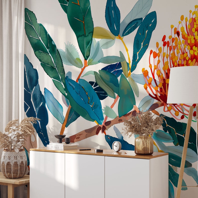 Australian Banksia Wallpaper Printable, DIGITAL DOWNLOAD Australian Art ...