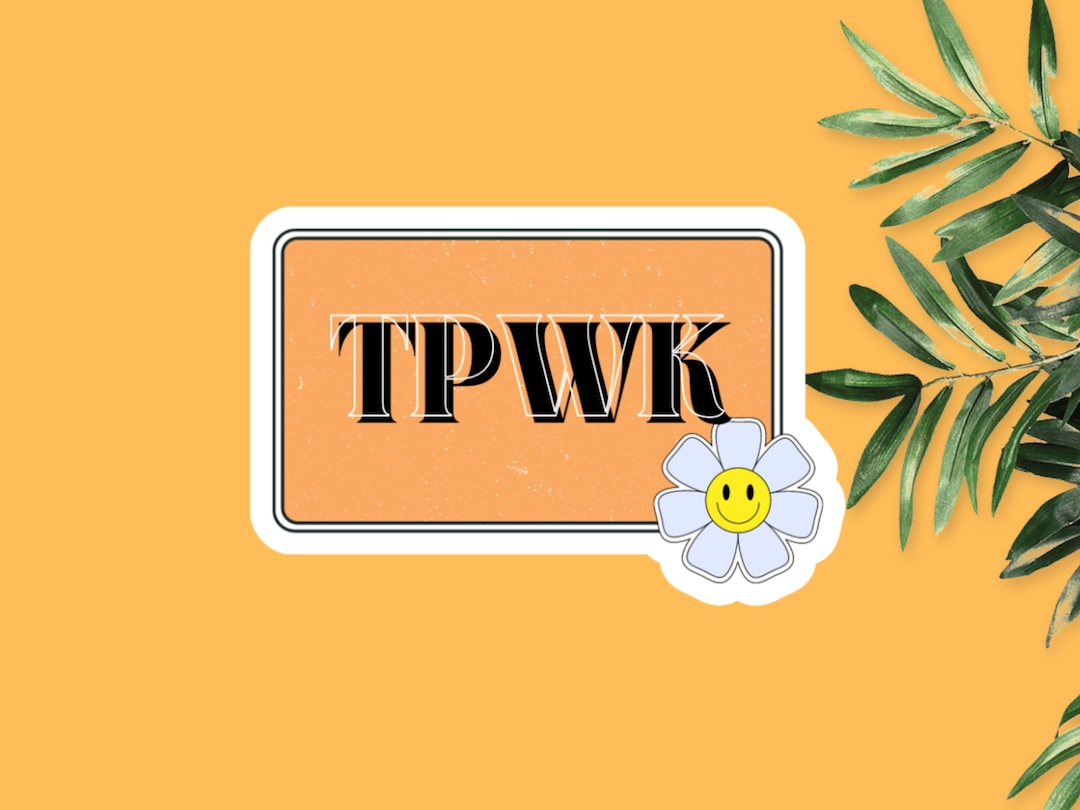 TPWK Sticker HS Stickers Handmade Vinyl Sticker Love on - Etsy