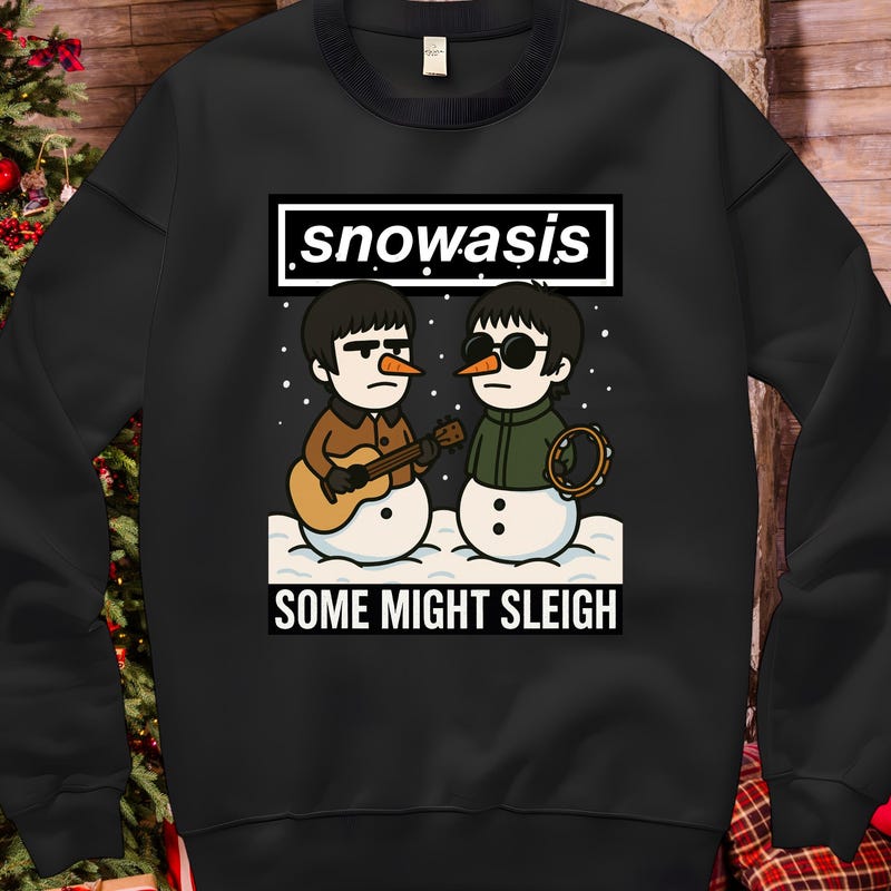 Oasis Christmas Jumper - Etsy UK