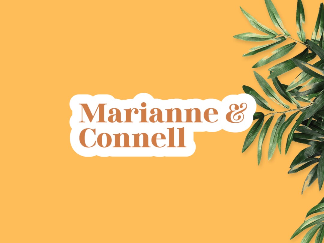 Normal People, Normal People Sticker, Normal People Merch, Marianne ...