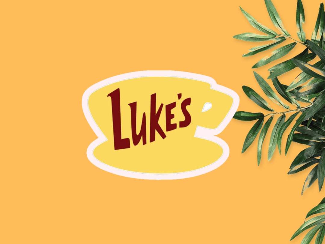 Luke's Diner Sticker, Luke’s Diner Homemade Sticker Gift, Stars Hollow ...