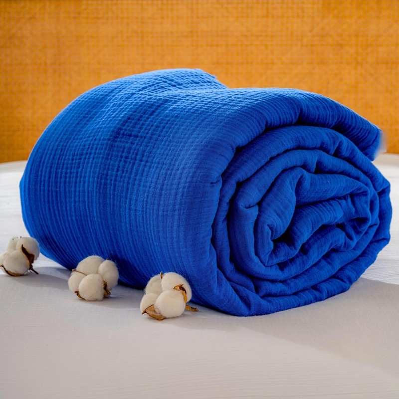 Royal Blue Throw Blanket - Etsy