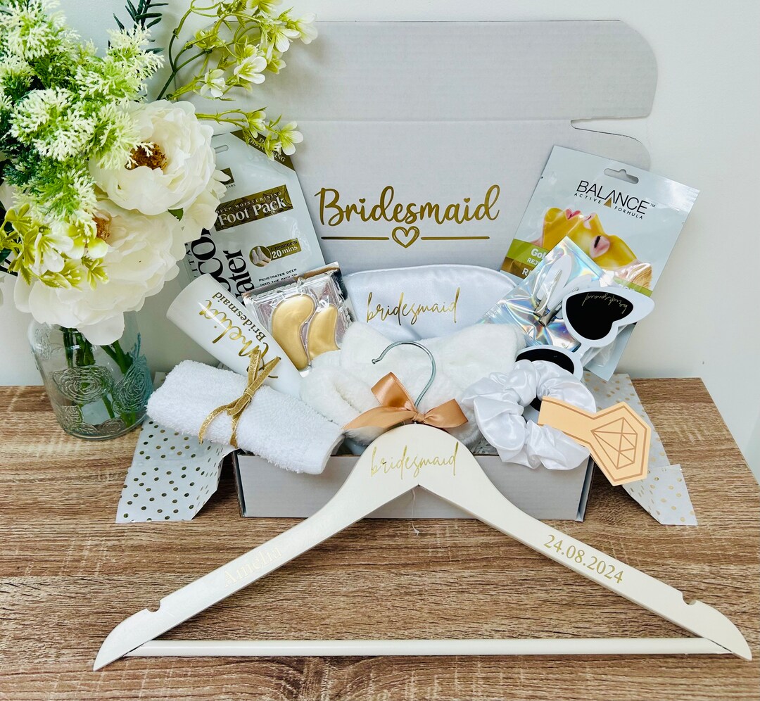 Bridesmaid Pamper Box Gift Set Wedding Thank You Gift Maid of Honour ...