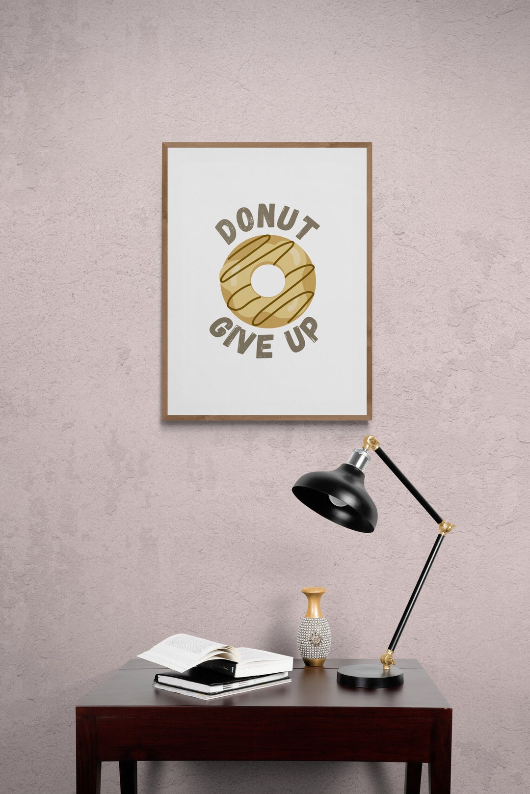 Donut Give Up - Etsy