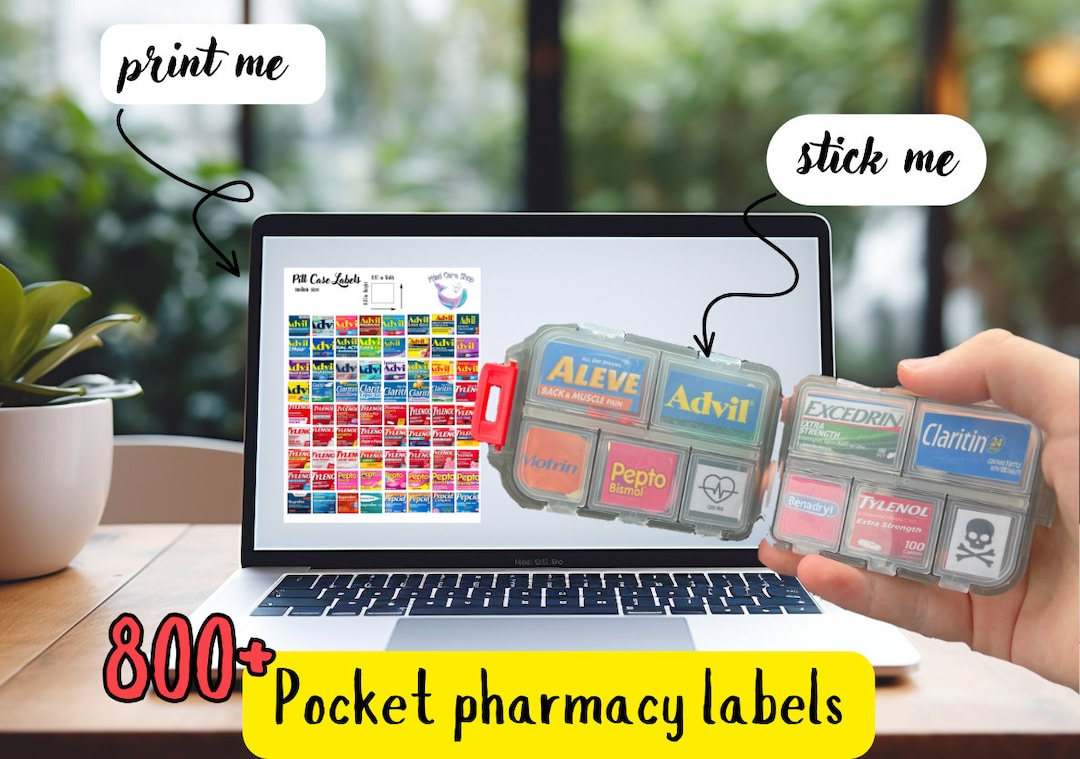 Pharmacy Printable Labels to Personalize Your Pill Box - Etsy