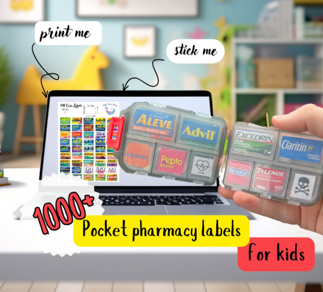 Pharmacy Printable Labels to Personalize Your Children Pill Box ...