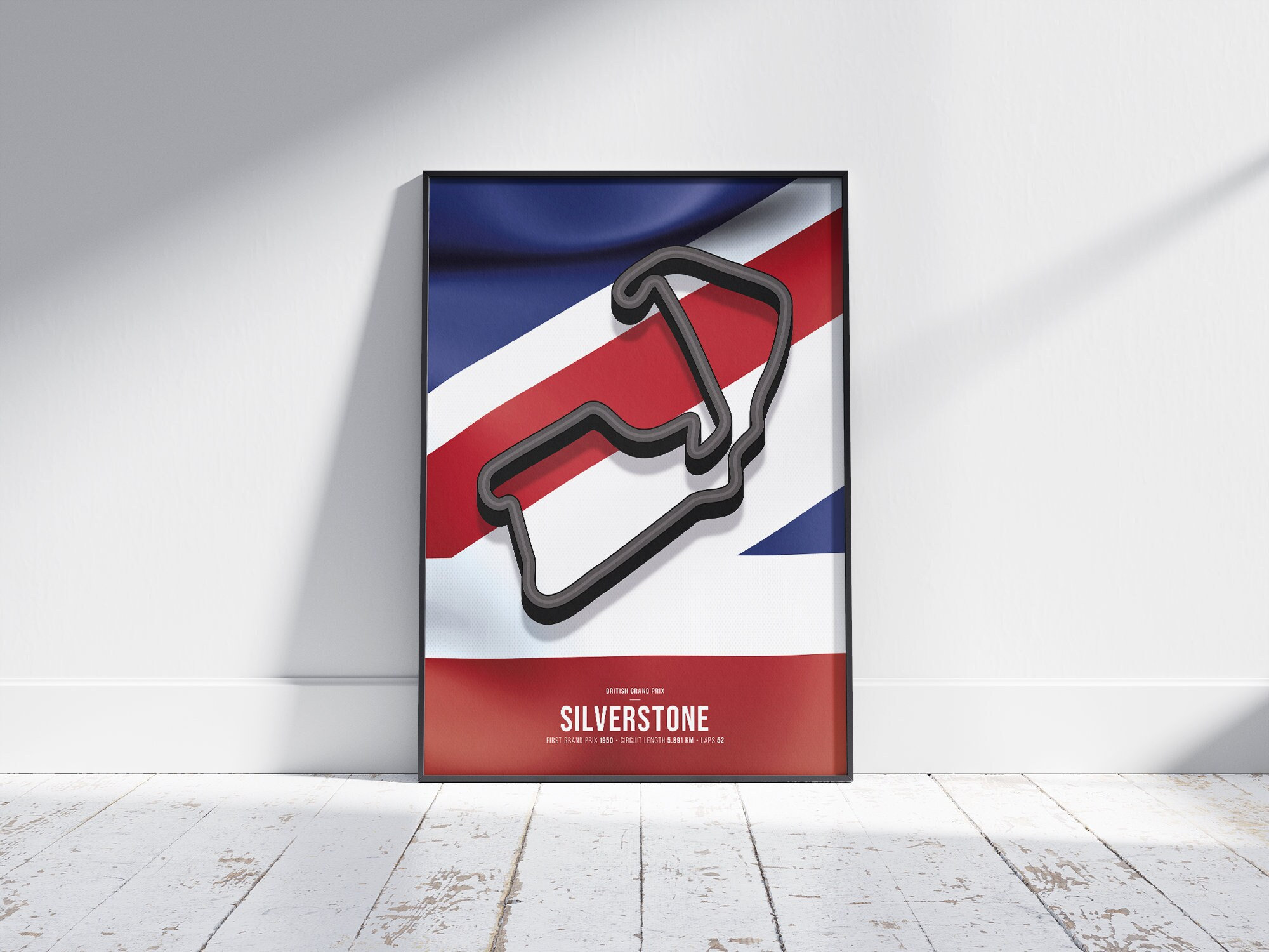 F1 Silverstone Circuit Poster Digital Download - Etsy