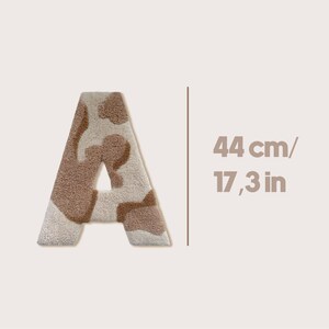 Handmade Tufted Beige Wall Hanging Letter - Etsy