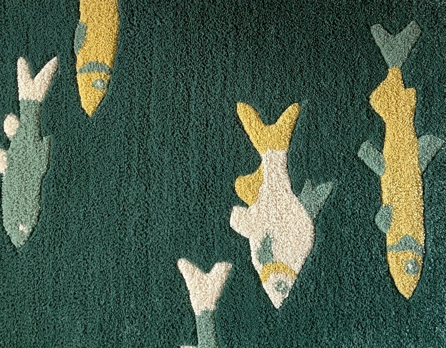 Tufted Floor FISH RUG | Handmade Rug Inspired by the Seaside | Quirky ...