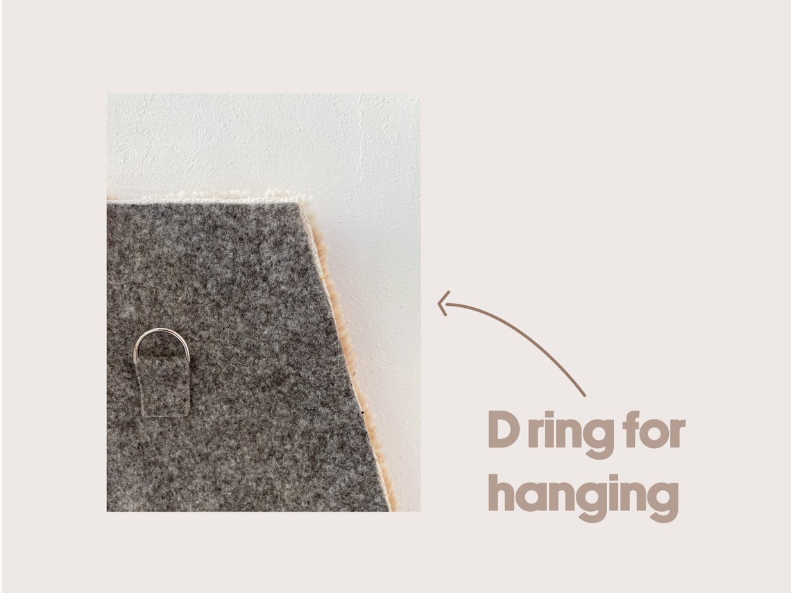 Handmade Tufted Beige Wall Hanging Letter - Etsy