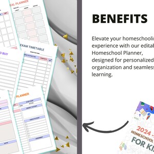 Editable Ultimate Homeschool Planner 2024-2025 Printable Digital ...