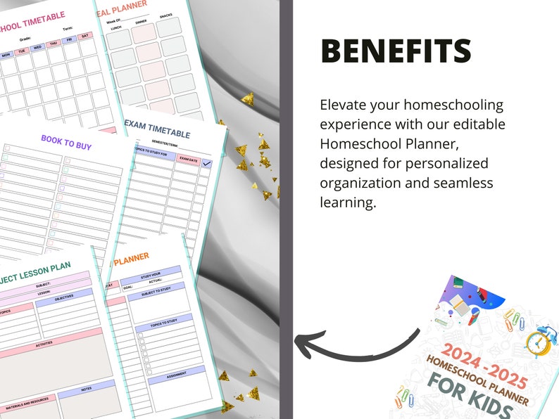 Editable Ultimate Homeschool Planner 2024-2025 Printable Digital ...